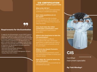 CSSD EXAMS THAT YOU CAN TAKE TO HELP BOOST YOUR PROFESSIONAL CAREER | PDF