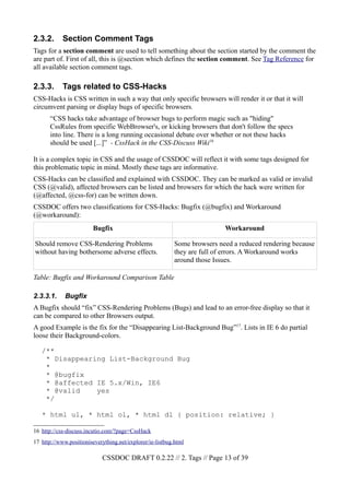 Cssdoc | PDF
