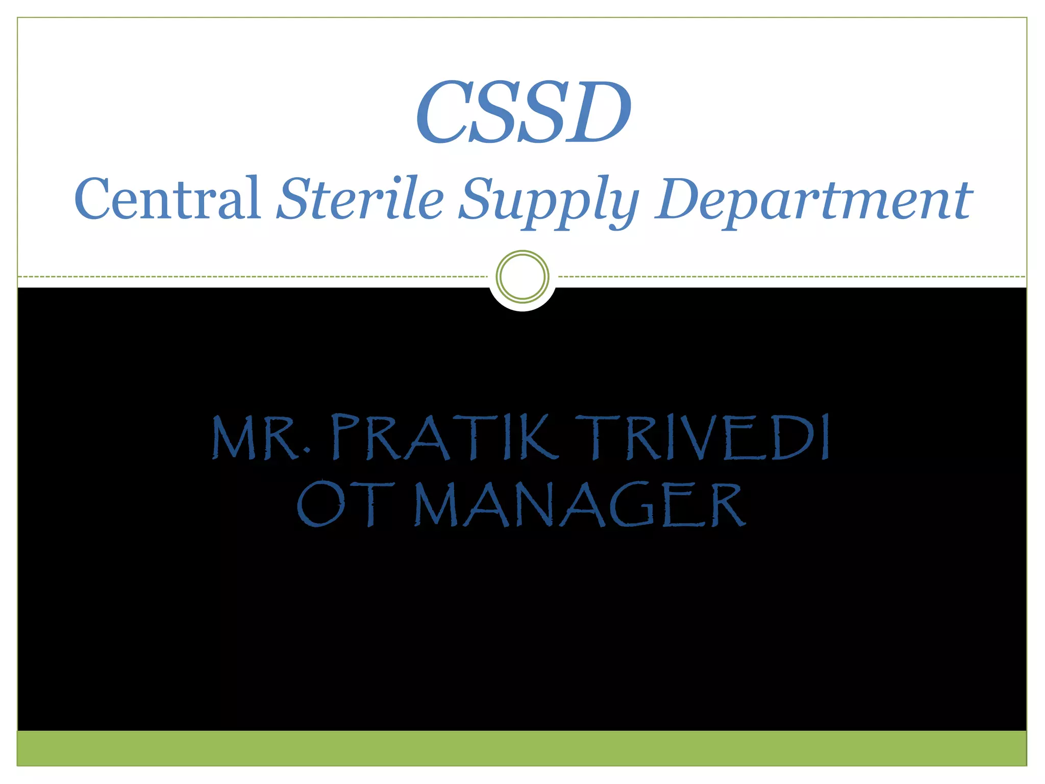 CSSD | PPTX
