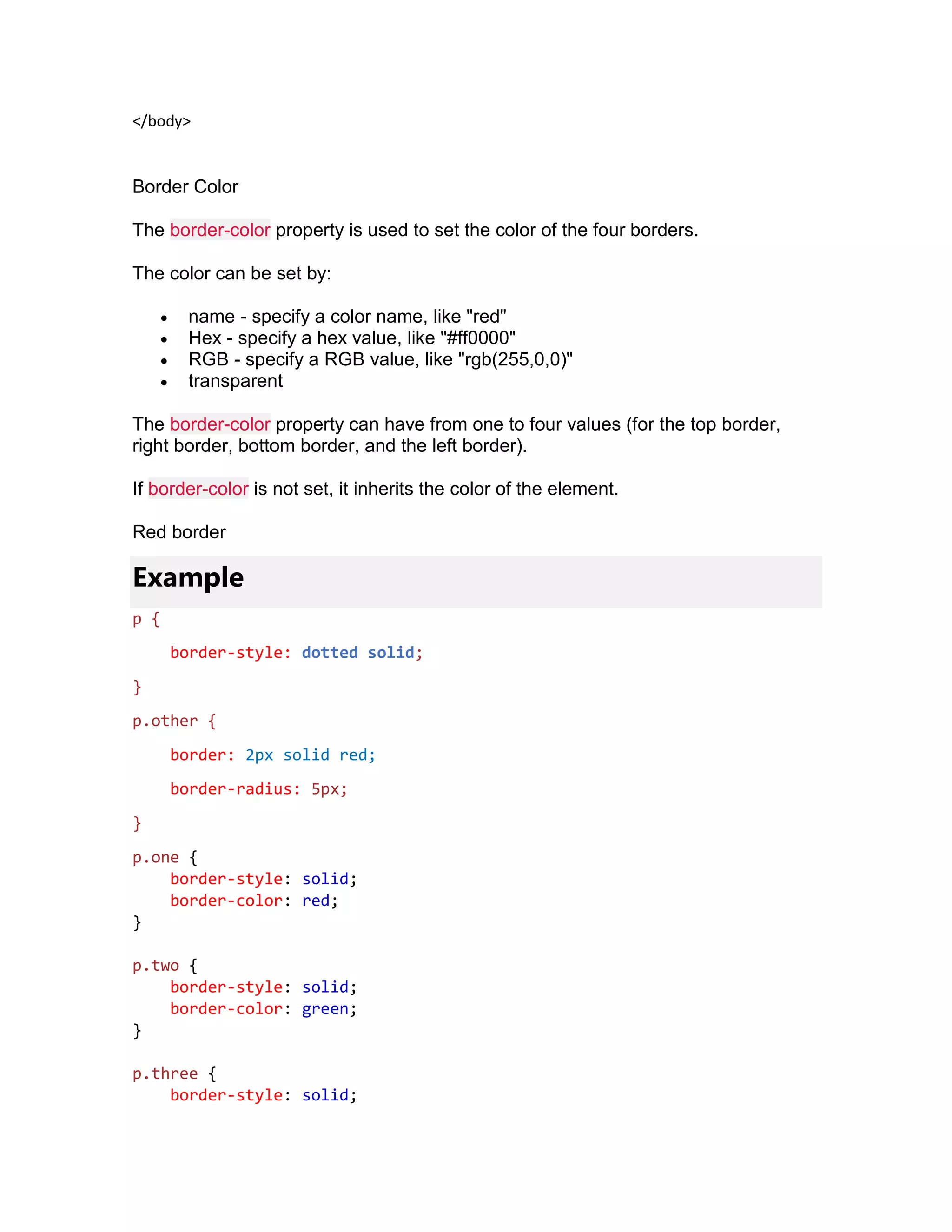Css ejemplos y codigo 1 | PDF