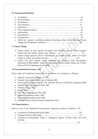 CSS Environmental Sciences | PDF