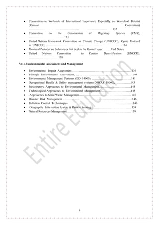 CSS Environmental Sciences | PDF