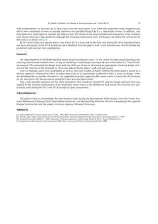 Structural Dynamics in Tennis Courts | PDF