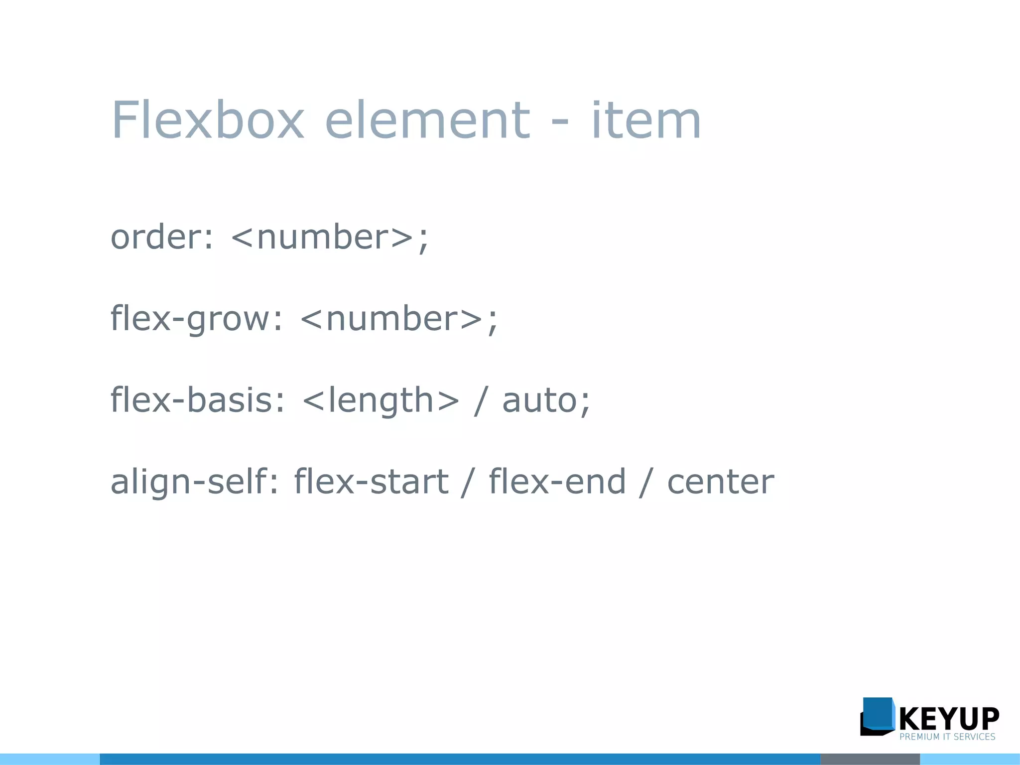 CSS flexbox | PPT