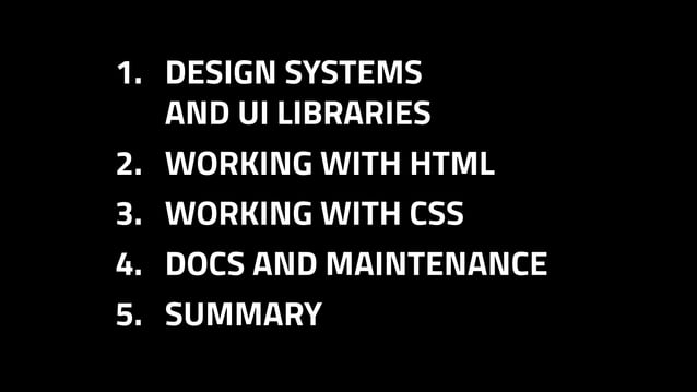 CSS for Design Systems | PPT