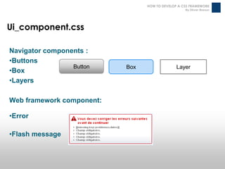 How to develop a CSS Framework | PPT