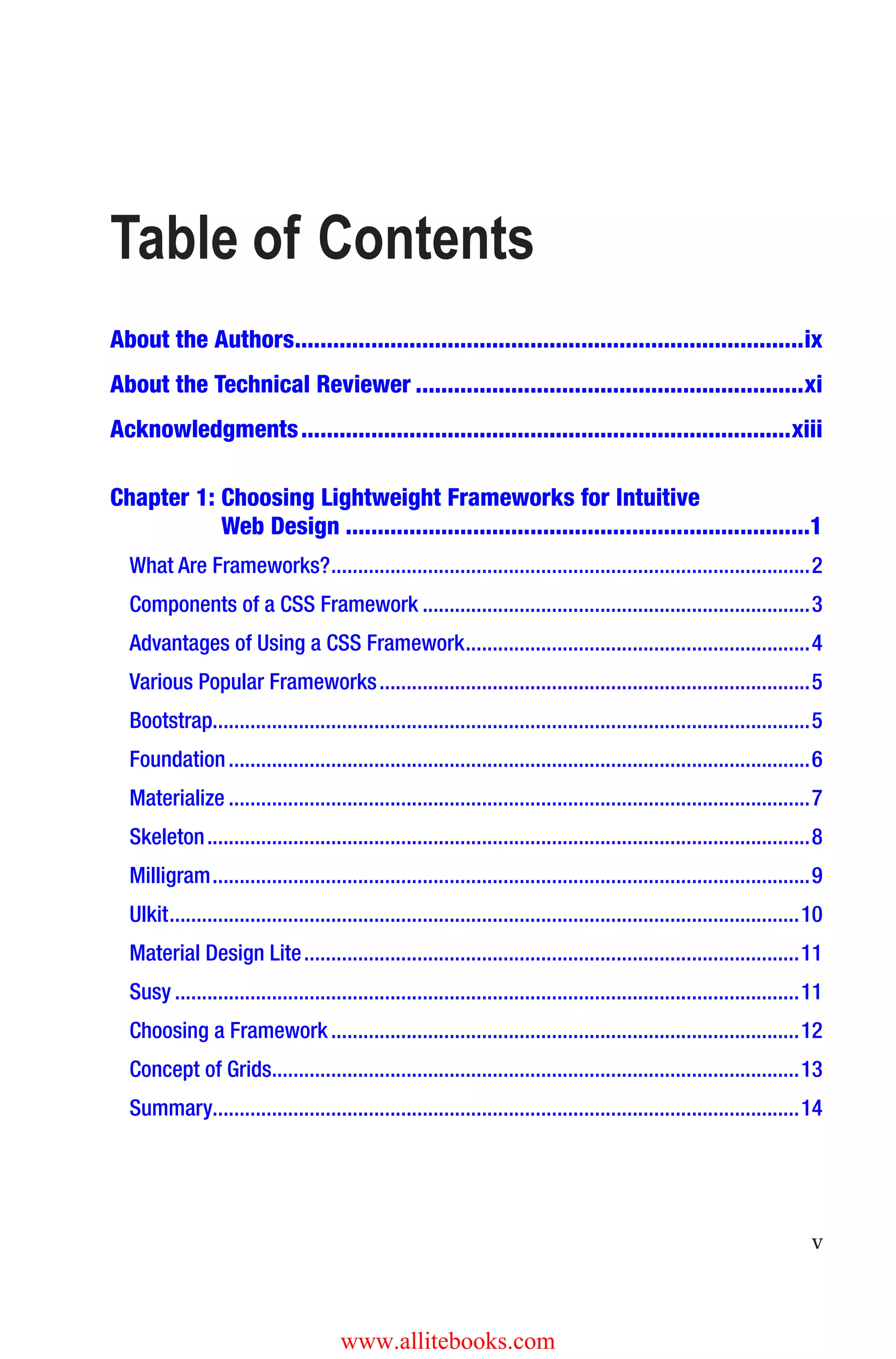 Css framework alternatives | PDF