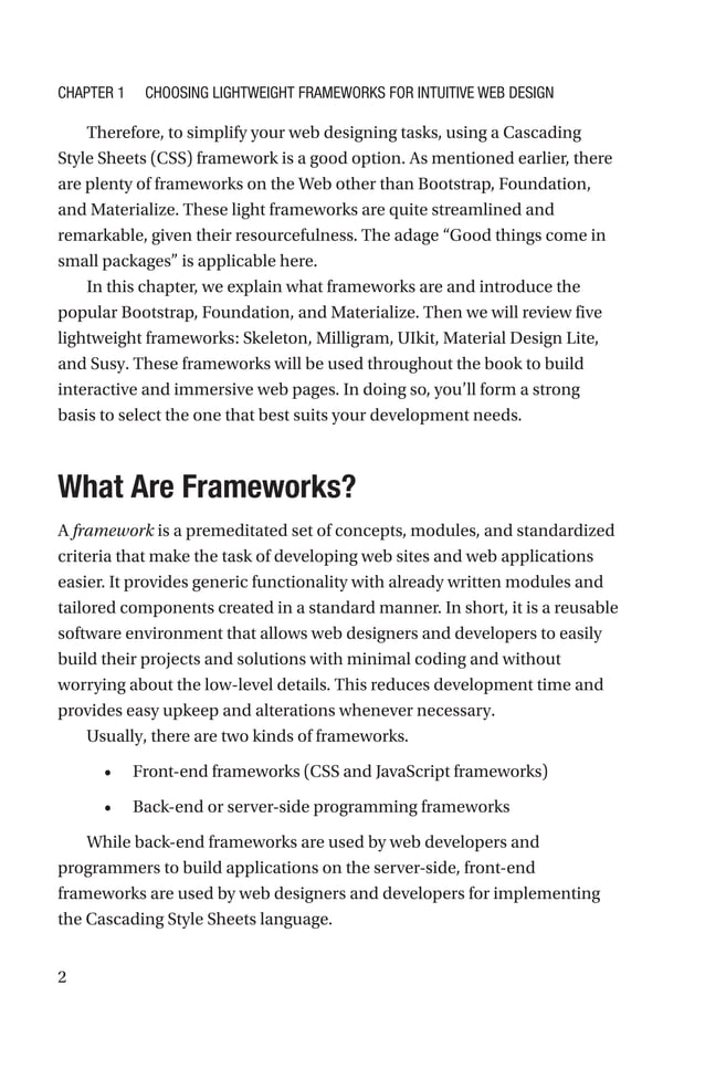 Css framework alternatives | PDF