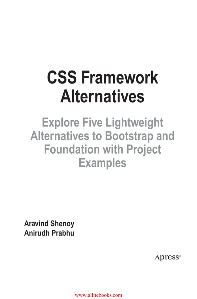 Css framework alternatives | PDF