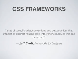 CSS Frameworks: Make the Right Choice (EOTW09) | PPT