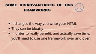CSS framework By Palash | PDF