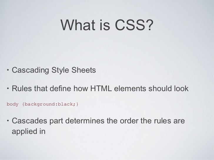 CSS Fundamentals