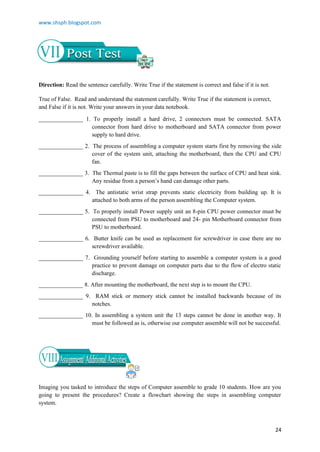 CSS G11 Module 2 Q1 TESDA Course For 2024 | PDF