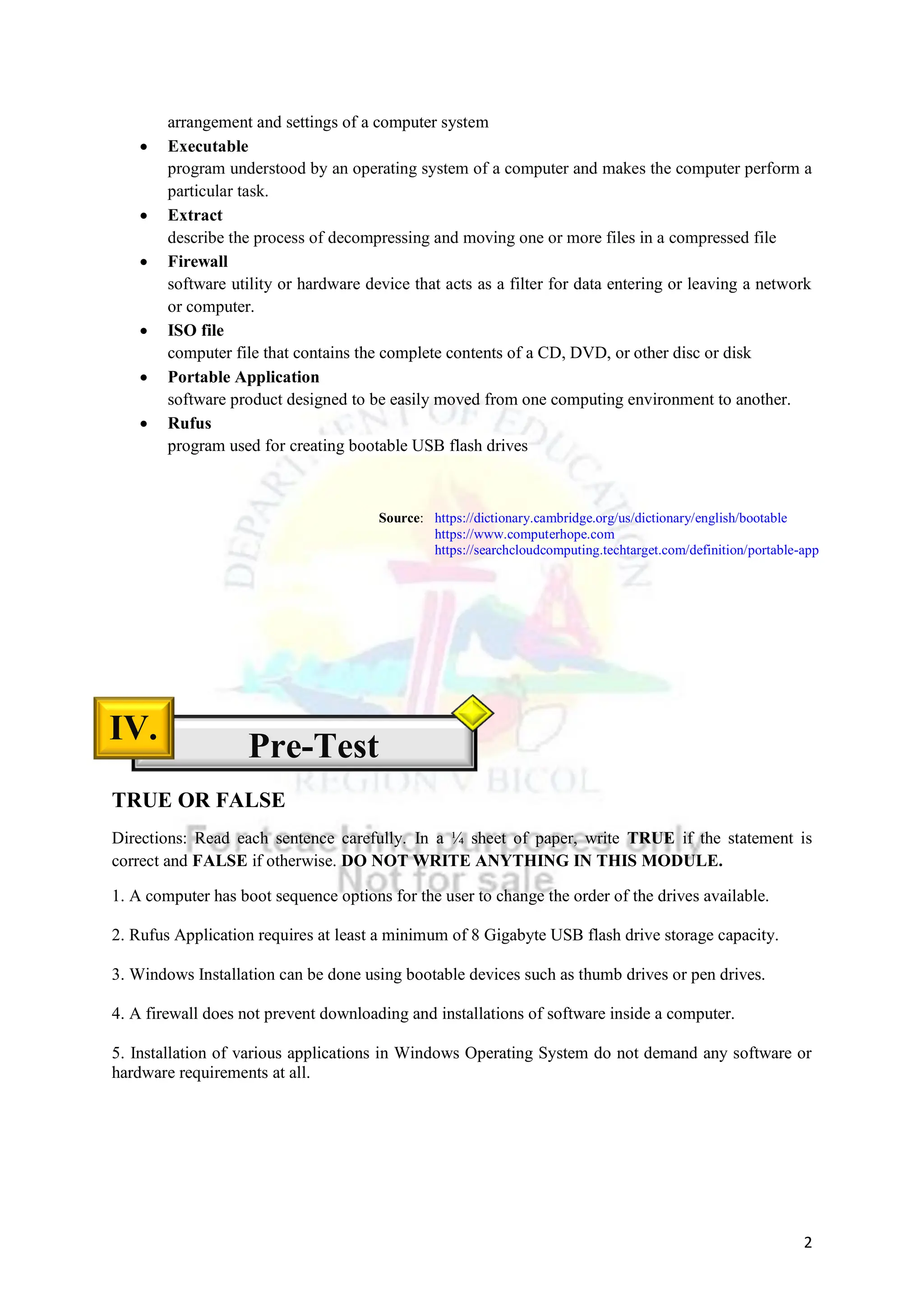 CSS G11 Module 6 Q1 computer systems servicing for grade 12 | PDF