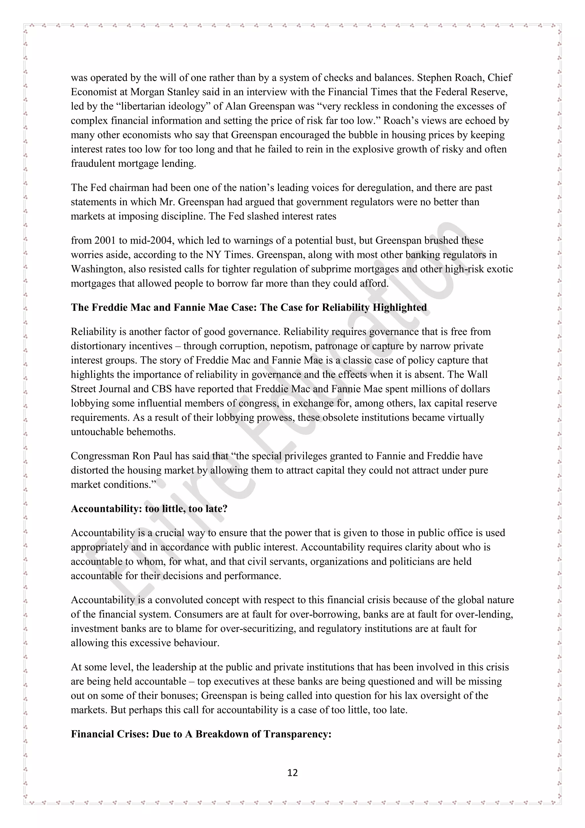 CSS Governance and Public Policies | PDF