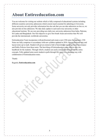 CSS Governance and Public Policies | PDF