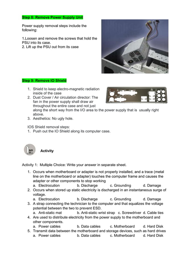 Css grade 11 week 3 | PDF | Technology & Computing