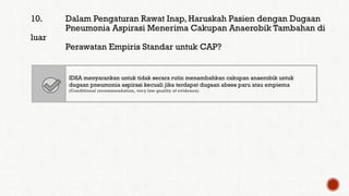 Clinical Science Session IDSA Community Acquaire Pneumonia | PPT