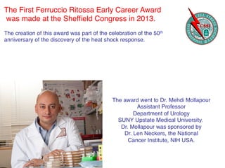 A Brief History of the Cell Stress Society International. On its ...