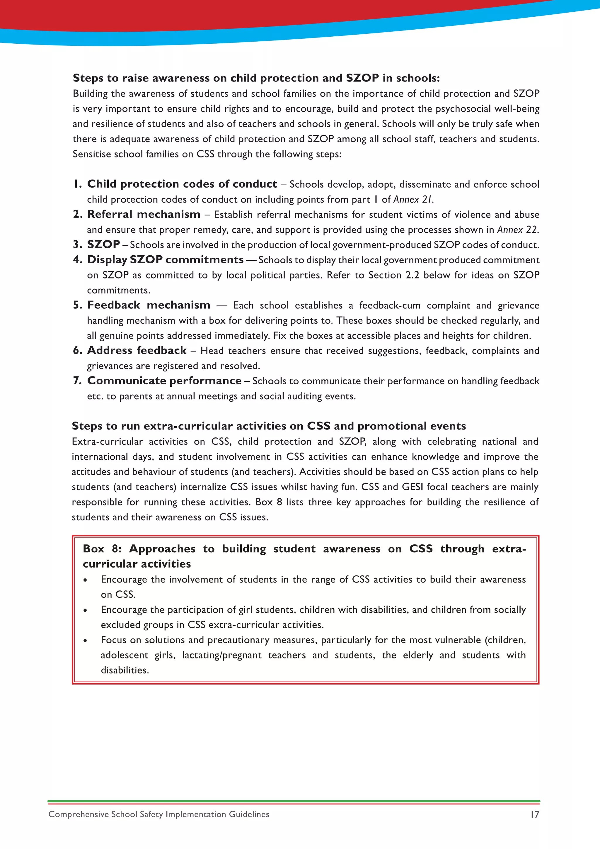 Comprehensive School Safety Implementation Guidelines Nepal (English) | PDF