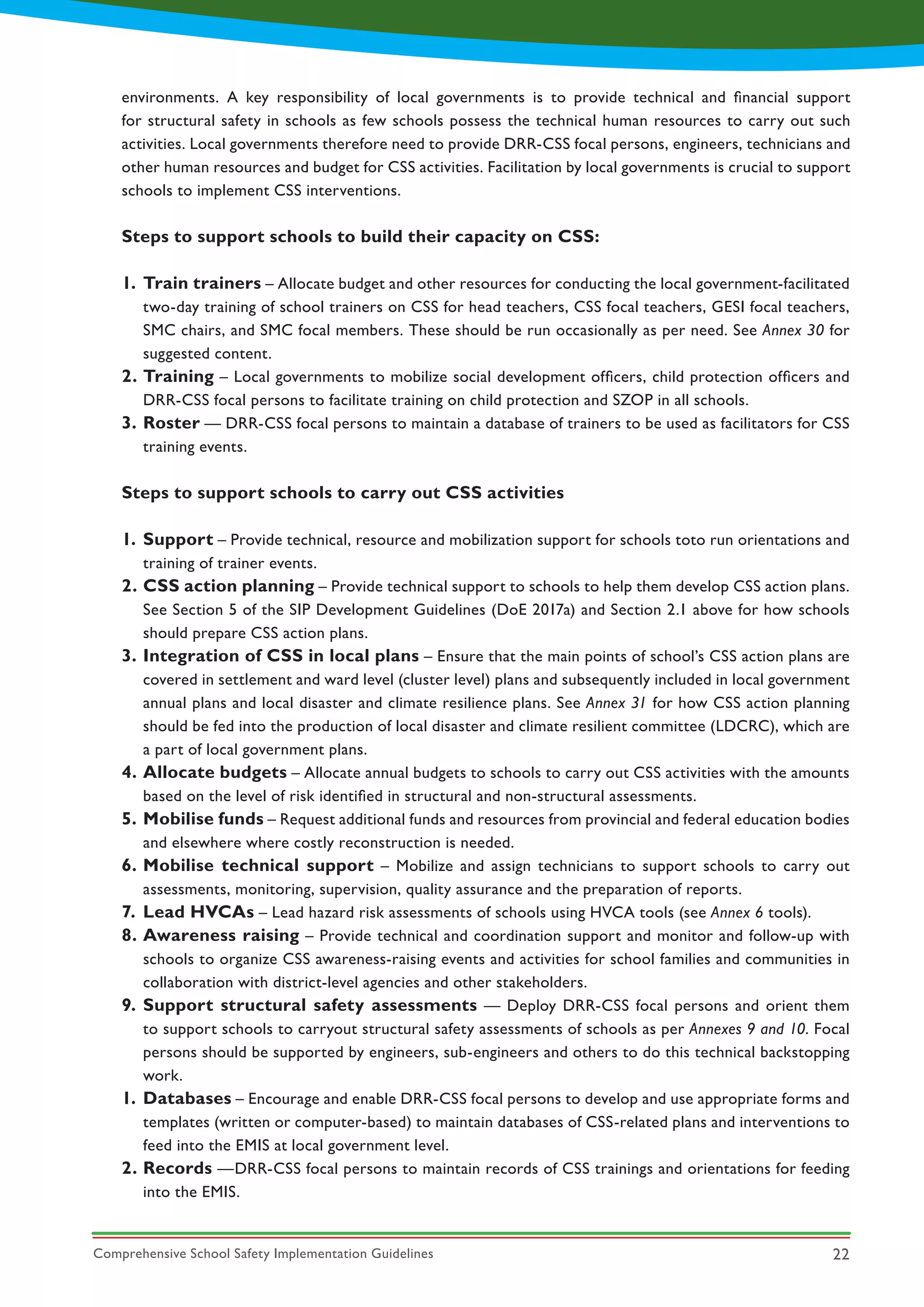 Comprehensive School Safety Implementation Guidelines Nepal (English) | PDF