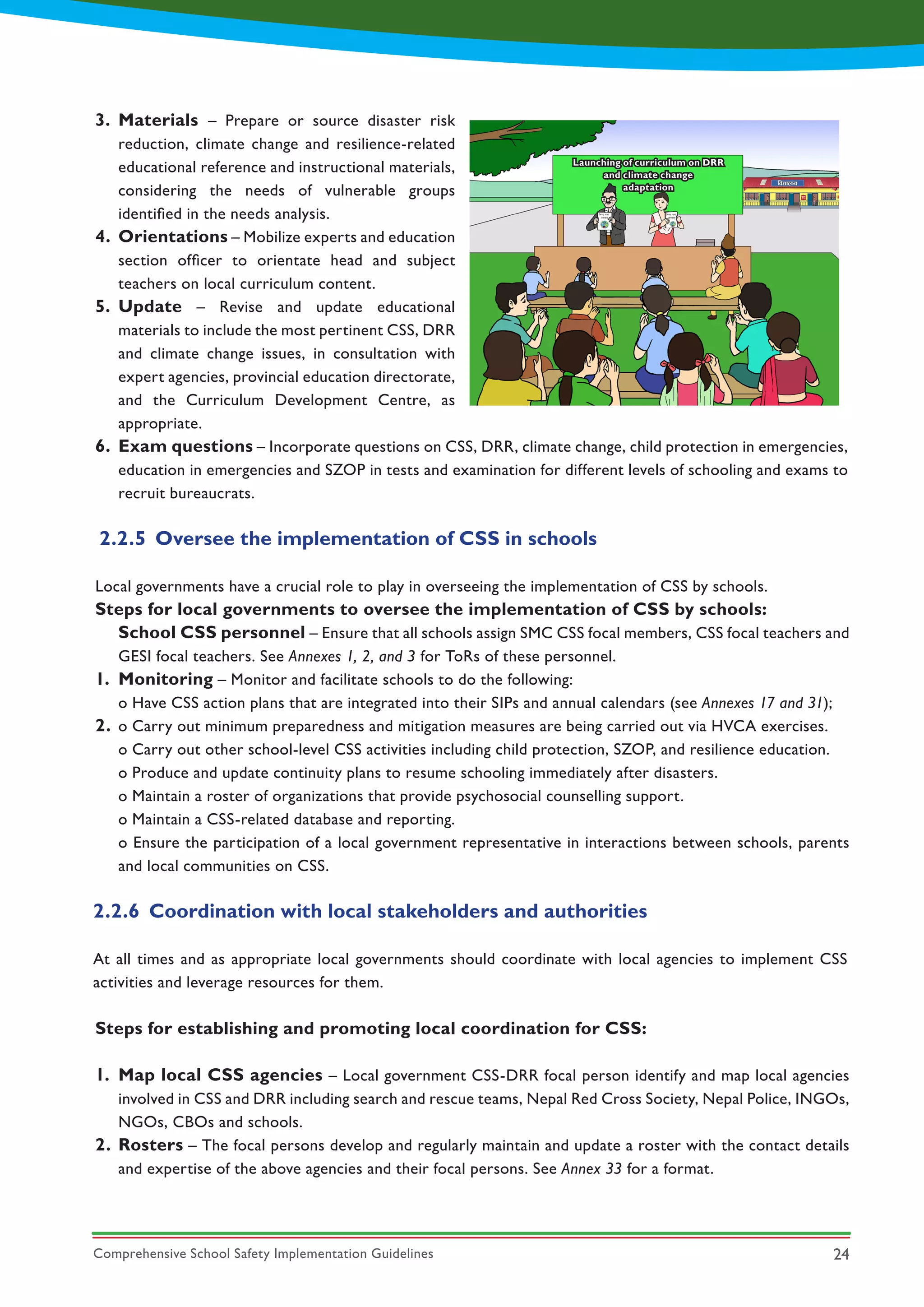Comprehensive School Safety Implementation Guidelines Nepal (English) | PDF