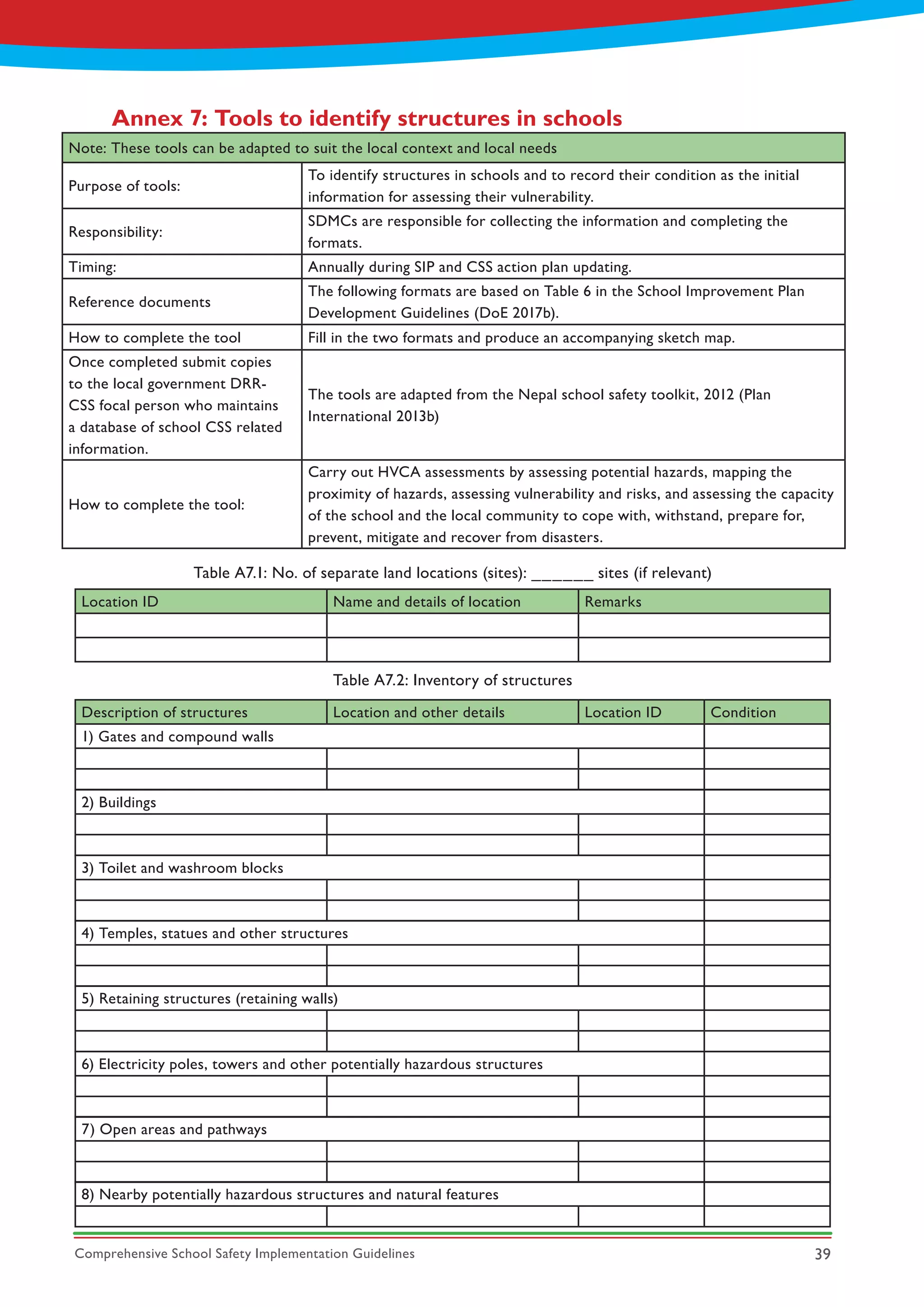 Comprehensive School Safety Implementation Guidelines Nepal (English) | PDF
