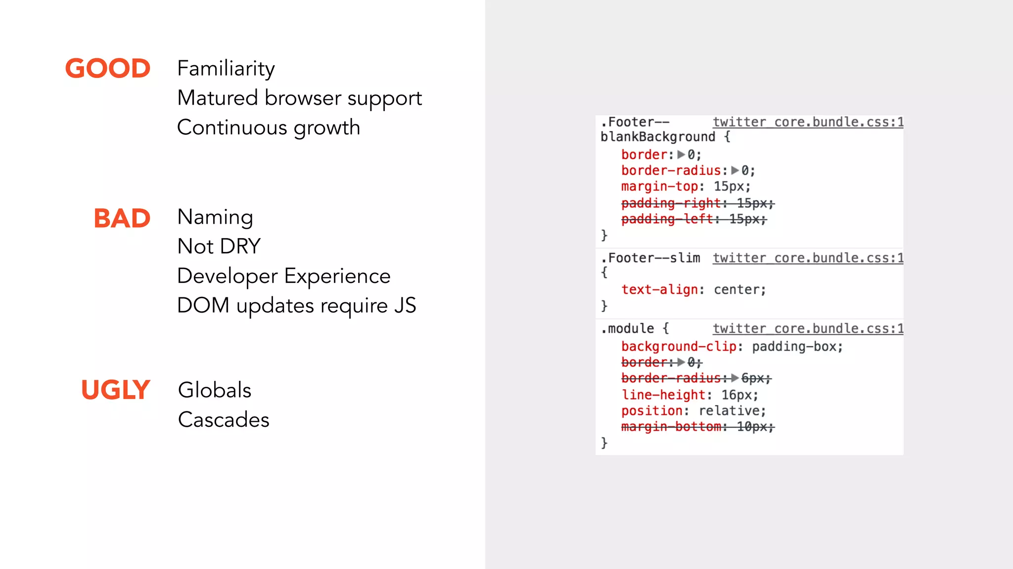 CSS in React - The Good, The Bad, and The Ugly | PDF | Web Design and HTML | Internet
