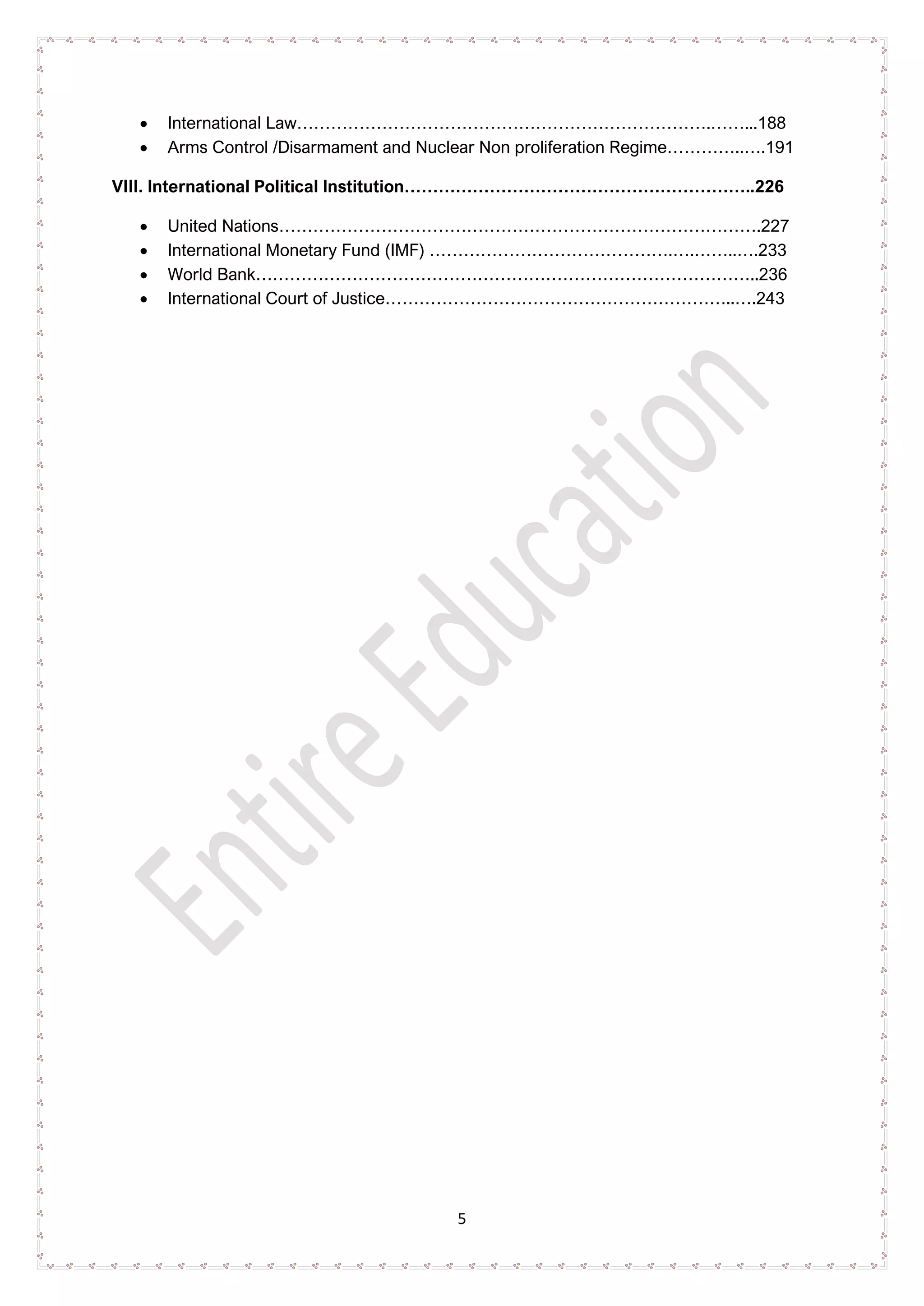 CSS International Relations 2 Notes | PDF