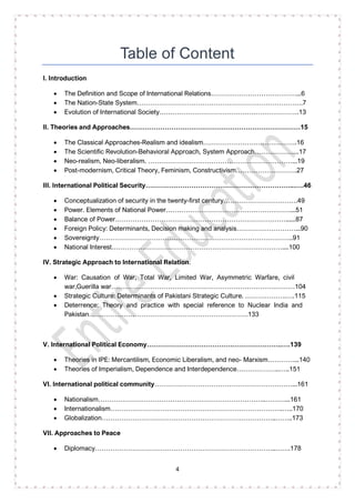 CSS International Relations 2 Notes | PDF