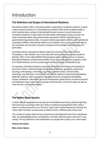 CSS International Relations 2 Notes | PDF