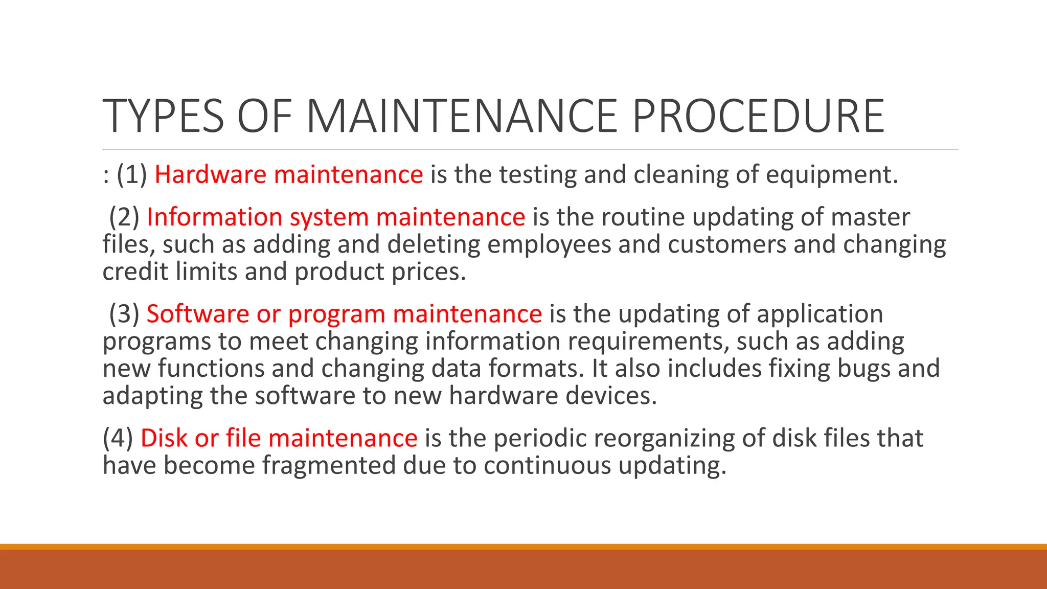 MAINTAIN AND REPAIR OF COMPUTER SYSTEM PART 1 | PPTX
