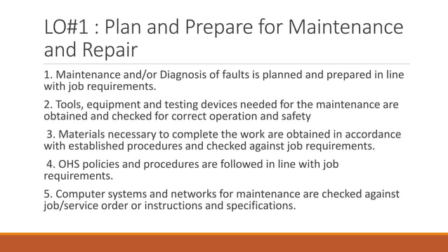 MAINTAIN AND REPAIR OF COMPUTER SYSTEM PART 1 | PPTX