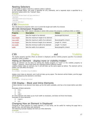 Css introduction | PDF
