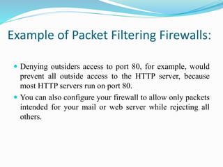 CSS (KNC-301) 4. Packet Filtering Firewall By Vivek Tripathi.pptx