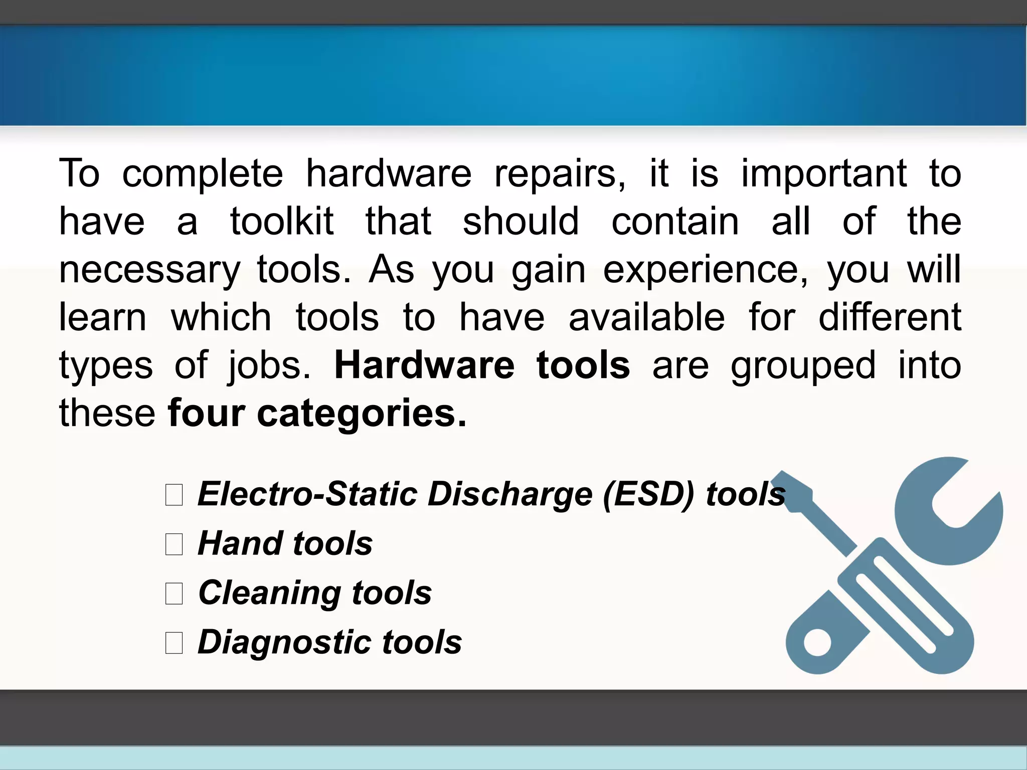 CSS L02 - Tool and Equipment in CSS | PDF