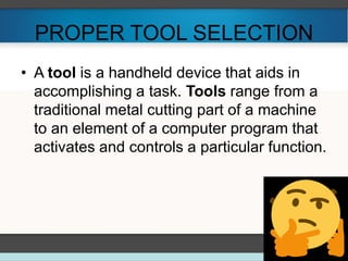 CSS L02 - Tool and Equipment in CSS | PDF