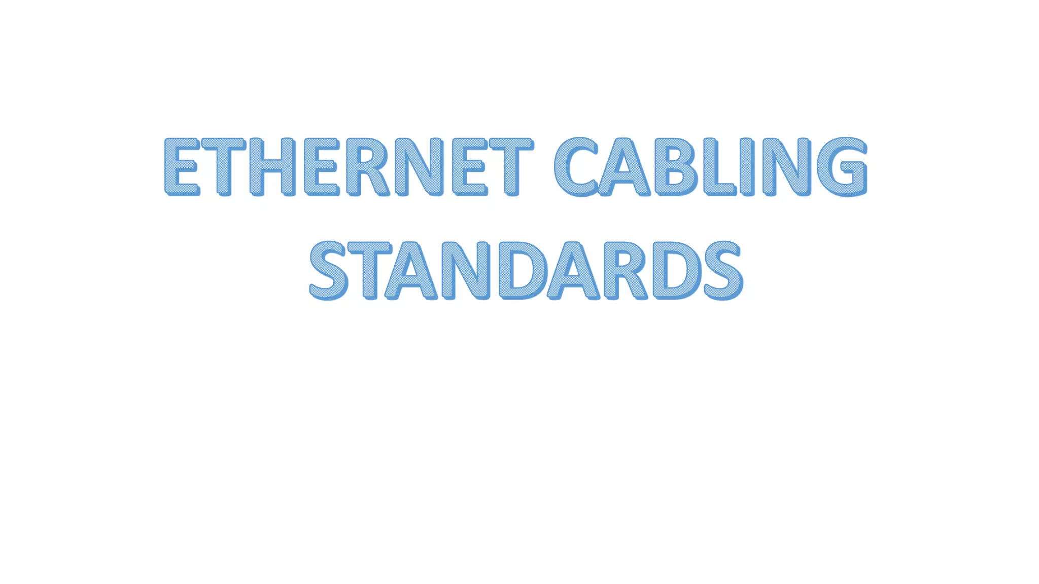CSS L14 - ETHERNET CABLING | PDF