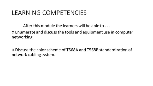 CSS L14 - ETHERNET CABLING | PDF | Computer Networking | Computing