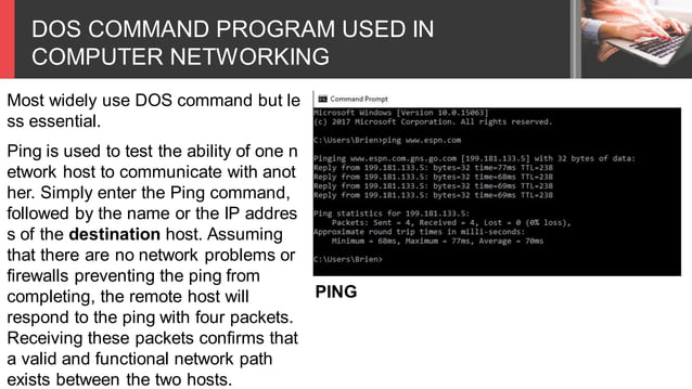 CSS L17 - DOS COMMANDS IN COMPUTER NETWORKING | PDF