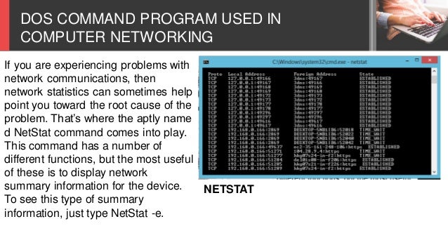 CSS L17 - DOS COMMANDS IN COMPUTER NETWORKING