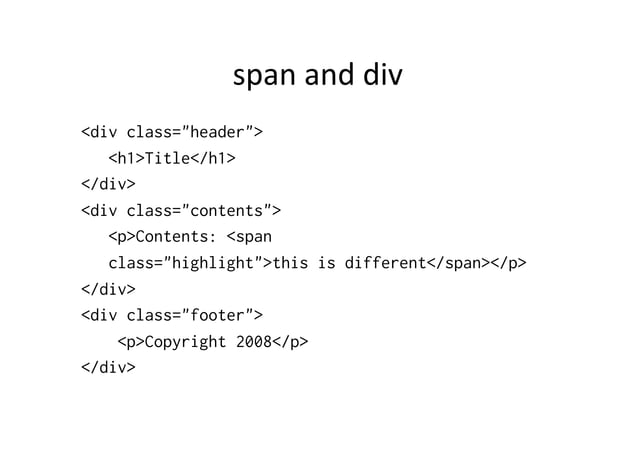 CSS and Layout | PDF
