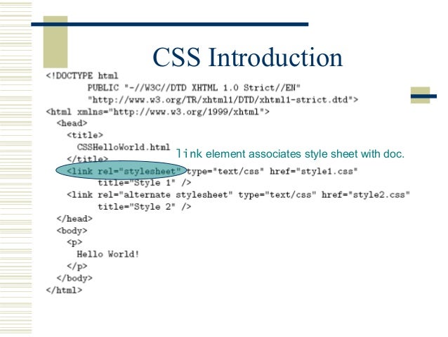Css lecture notes