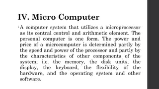 CSS Quarter 1 LESSON 1 - TYPES OF COMPUTER | PPTX