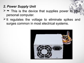 CSS_Lesson 3.pptx parts of system unit and function | PPTX