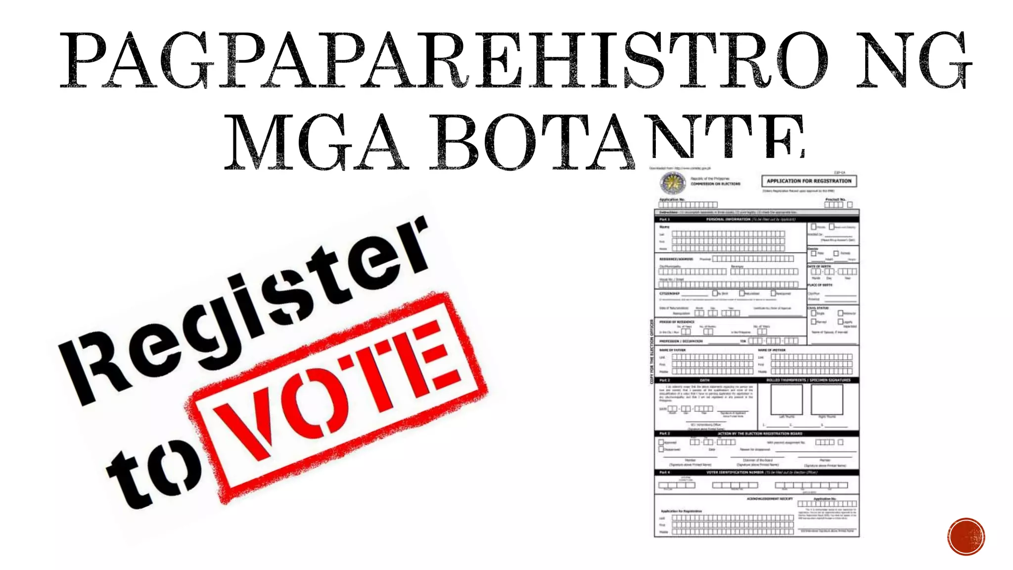 Ang Proseso ng Eleksyon sa Pilipinas o ELECTORAL PROCESS | PPTX