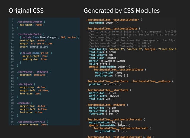 CSS Modules | PPT