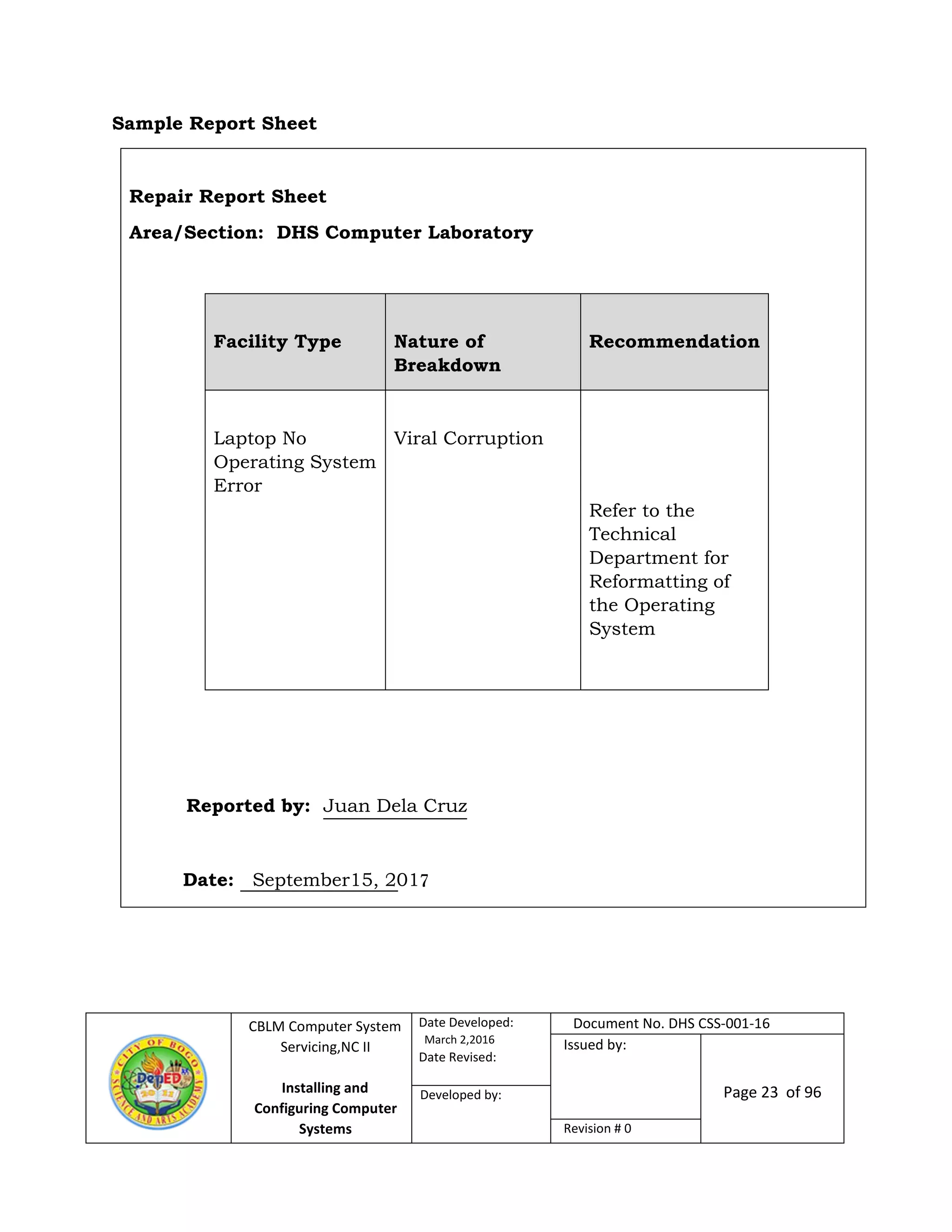CSS NC II learning Module | PDF | IT and Internet Support | Internet