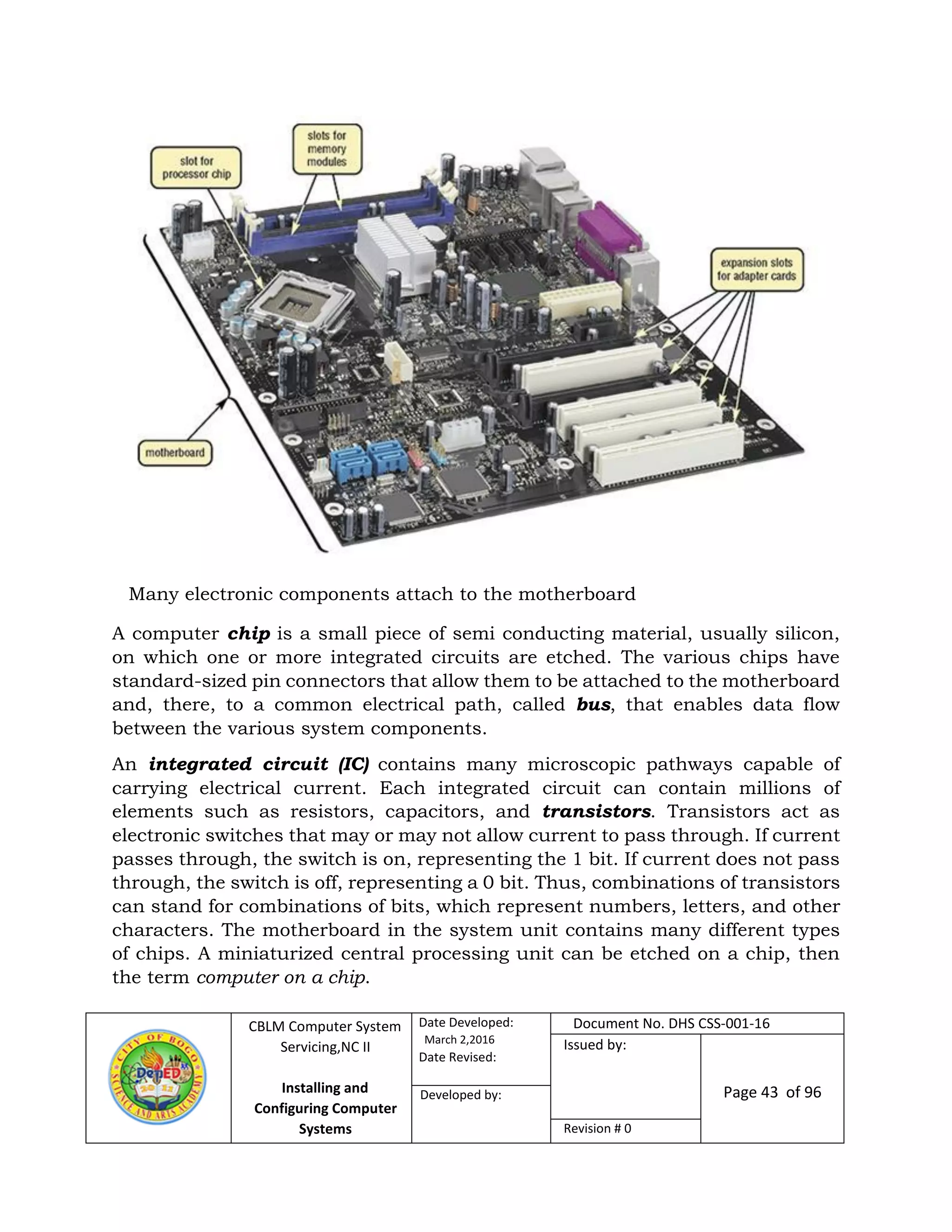 CSS NC II learning Module | PDF | IT and Internet Support | Internet