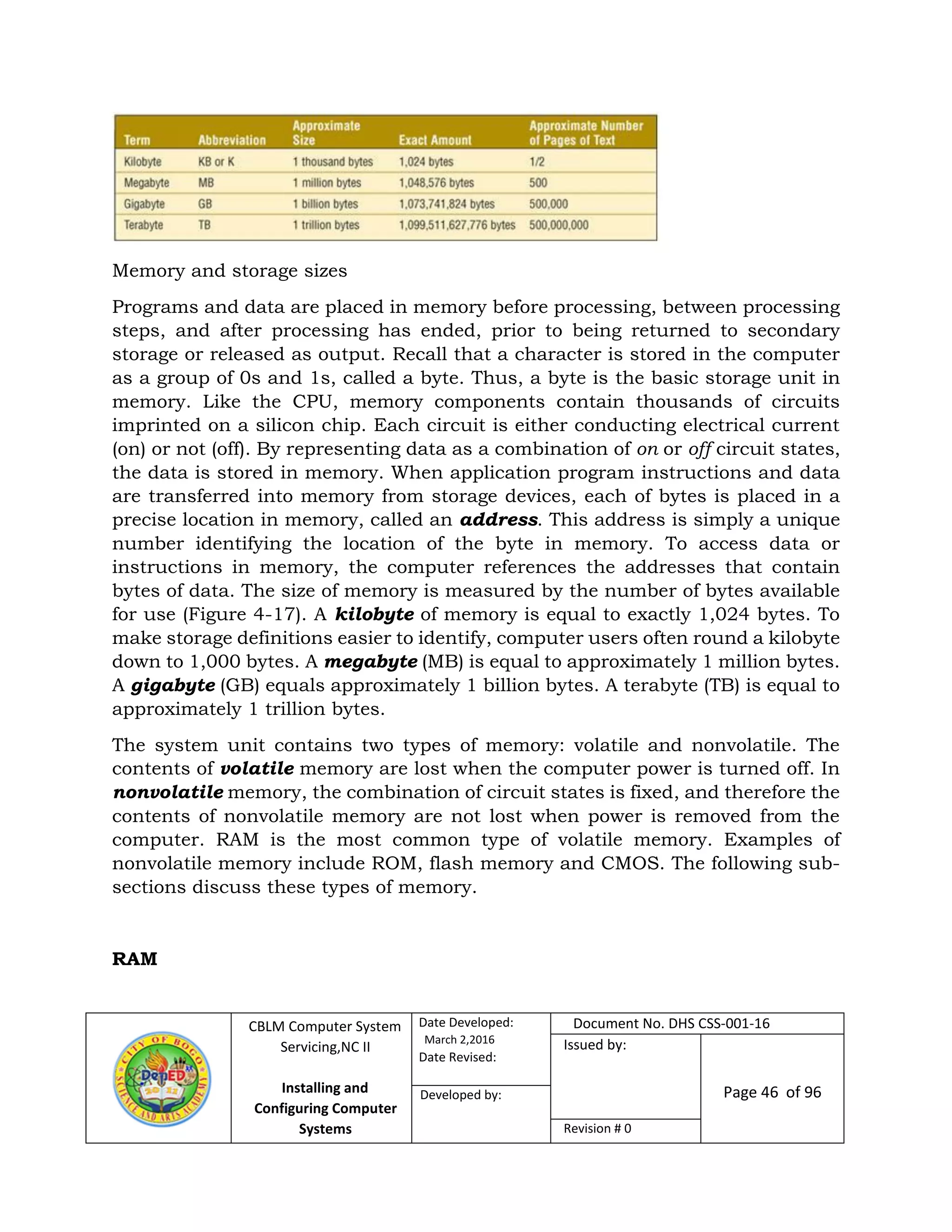 CSS NC II learning Module | PDF | IT and Internet Support | Internet